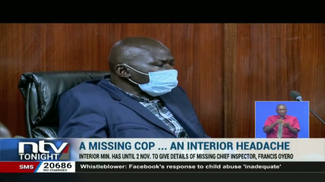 Interior ministry given till 2 November to give details of missing ...