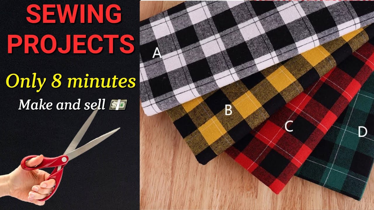 SEWING PROJECTS SO EASY SEWING TIPS AND TRICKS - YouTube