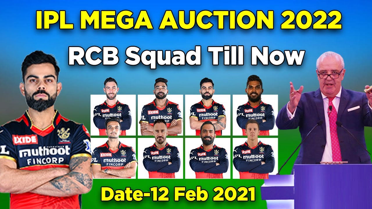 IPL 2022 | RCB Squad Till Now | IPL 2022 Royal Challengers Bangalore ...