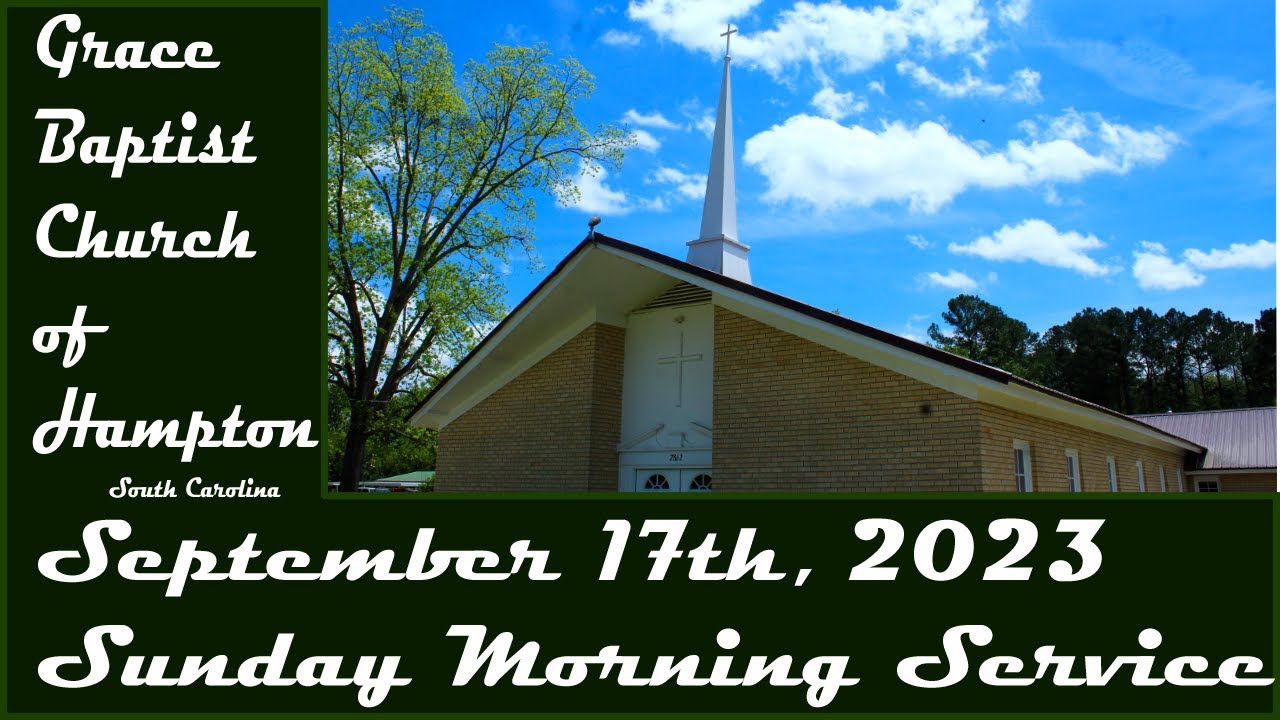 September 17Th 2023, Sunday Morning Service 1 - YouTube