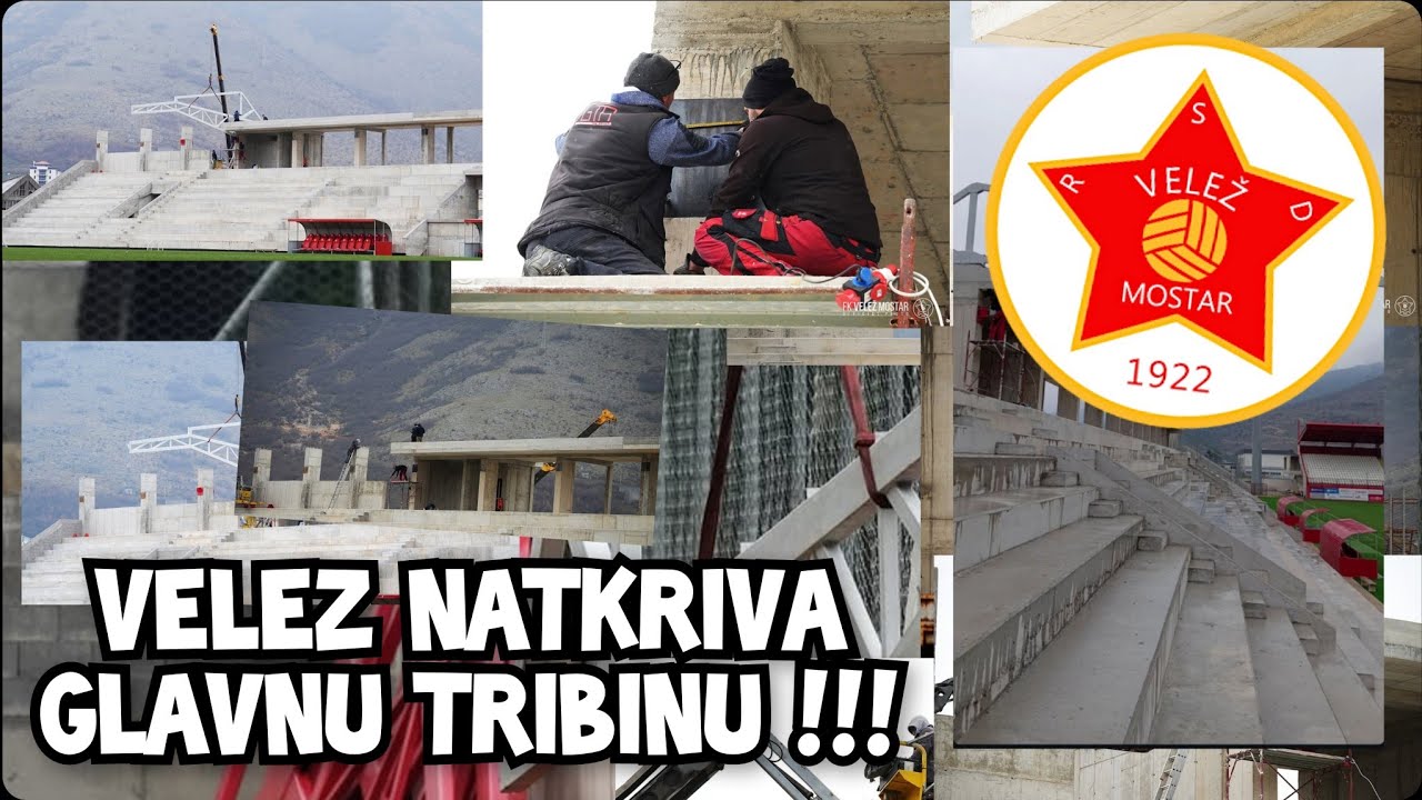 Velez počinje natkrivanje juzne tribine stadiona i izgleda PREDIVNO!🇧🇦 ...