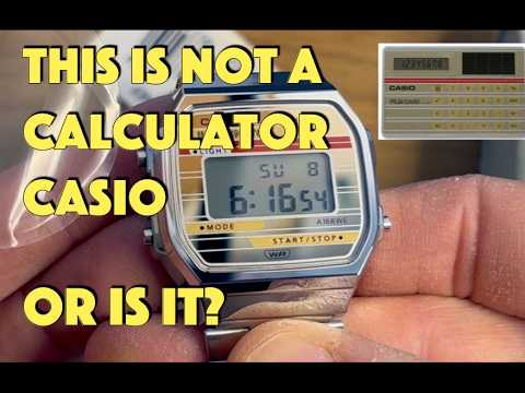 Special Edition CASIO A 168 "Calculator" Unboxing - YouTube