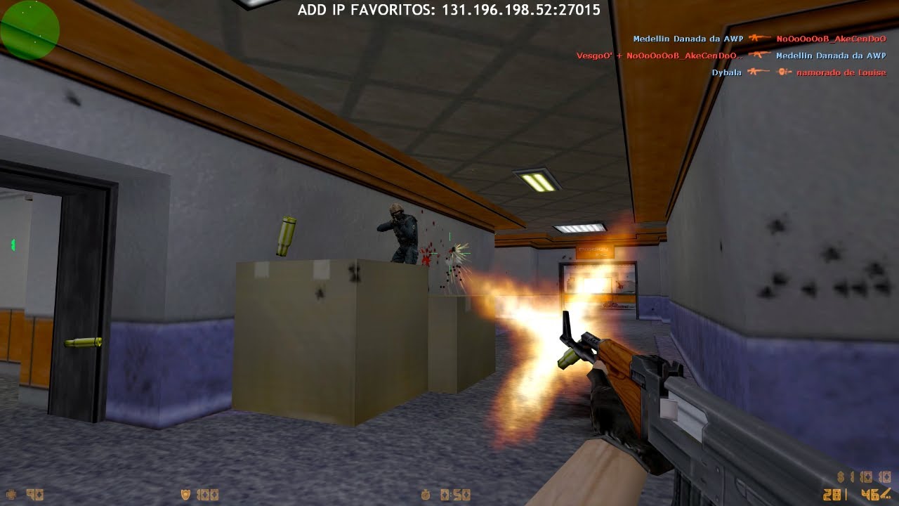 Counter Strike 1.6 ( Gameplay 48 - Steam ) Cs_Office - YouTube