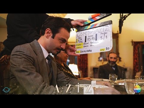 Aziz Yeni Bölüm kamera arkası gerilim sahnesi her kes heyecanlaniyor