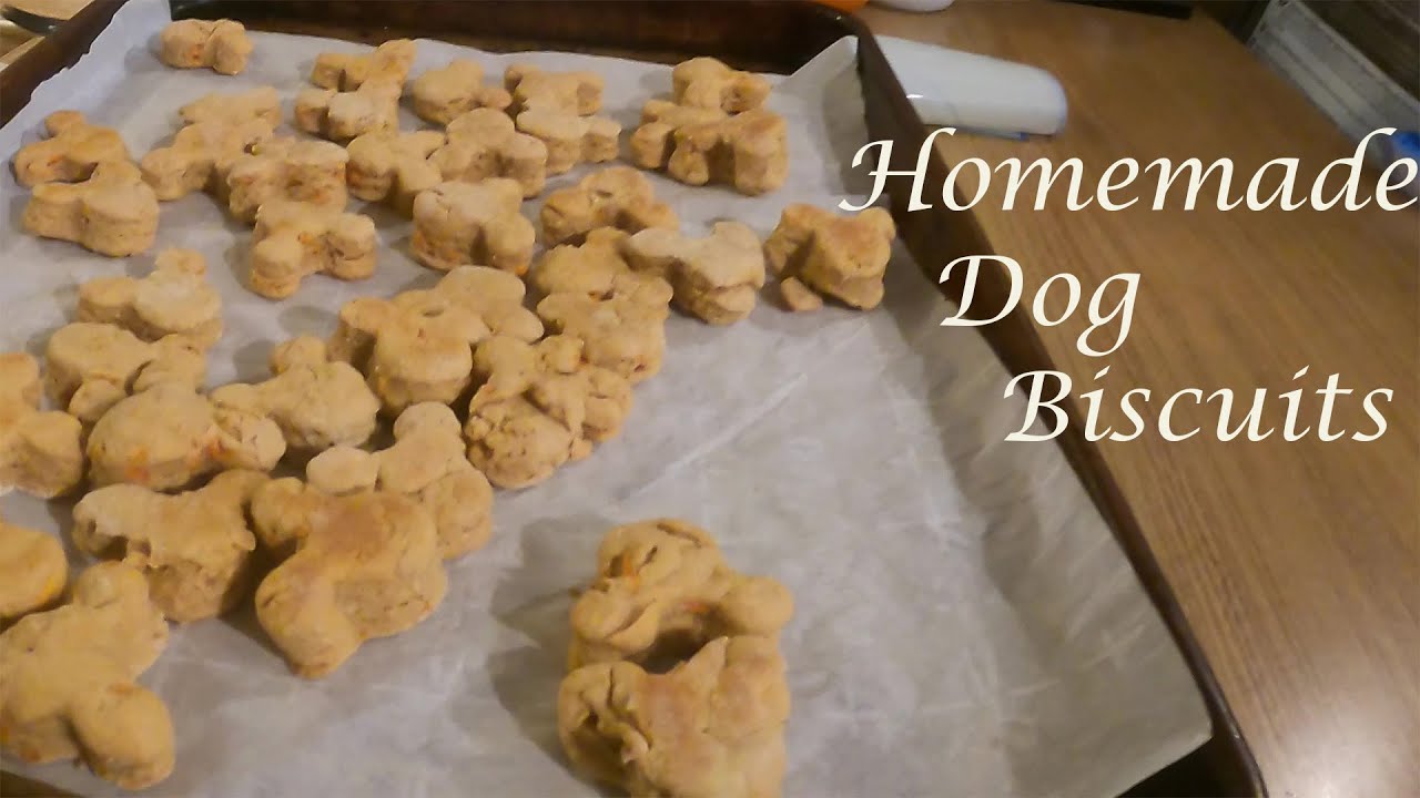 HOMEMADE DOG BISCUITS: A SNACK FOR YOUR FUR BABIES - YouTube