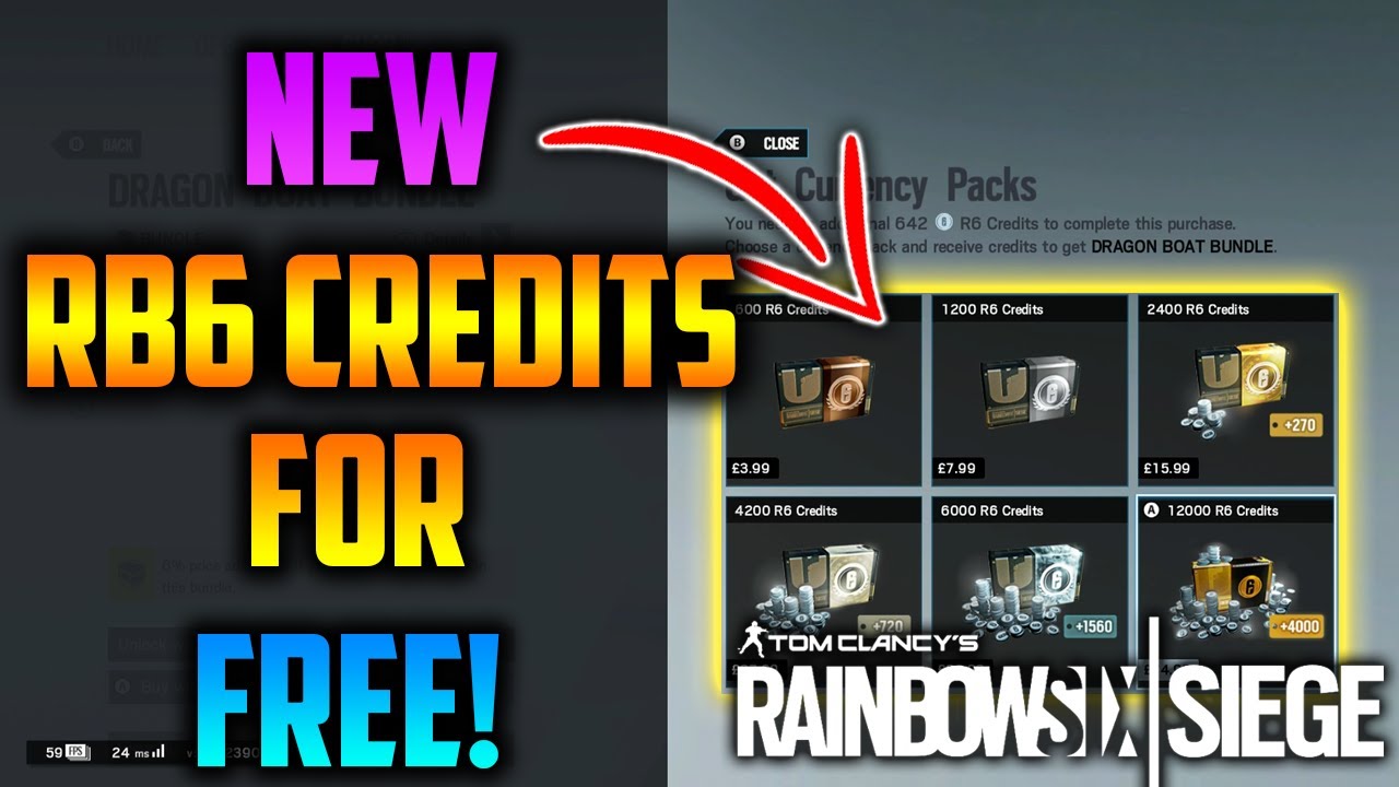 INSANE *NEW* Op RB6 CREDITS FOR FREE! - Rainbow Six Siege - YouTube