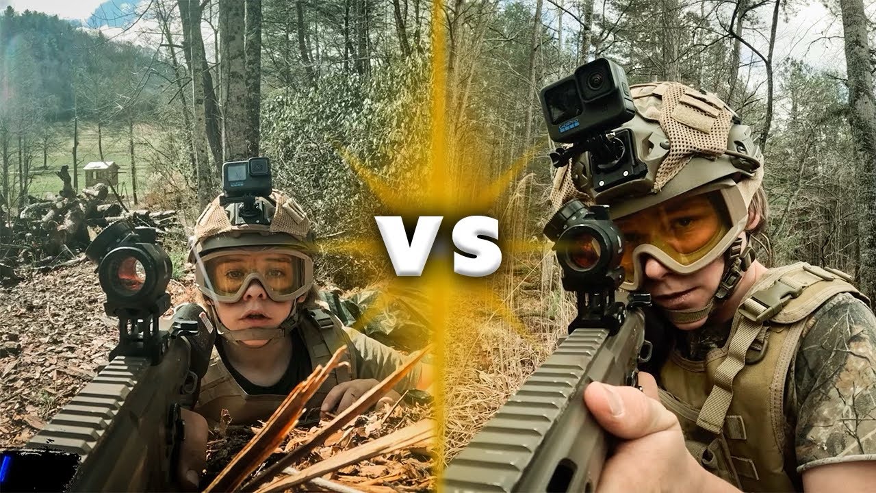 1 v 1 Airsoft Battle - YouTube
