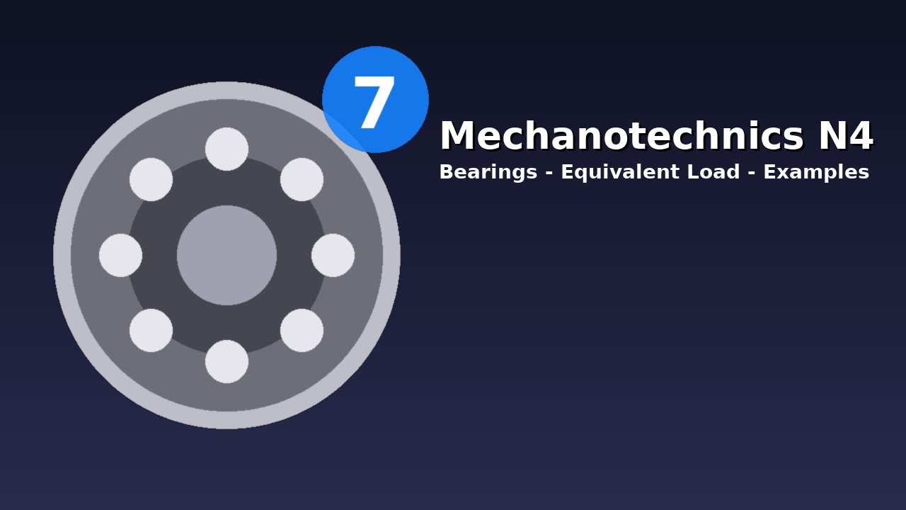 Mechanotechnics N4 Bearings - Equivalent load - EXAMPLES ...