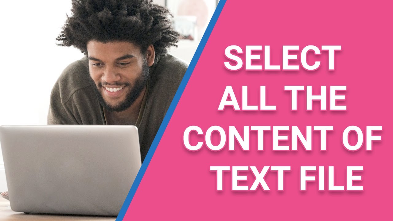 Select all the content of text file shortcut key in MS Panit - YouTube