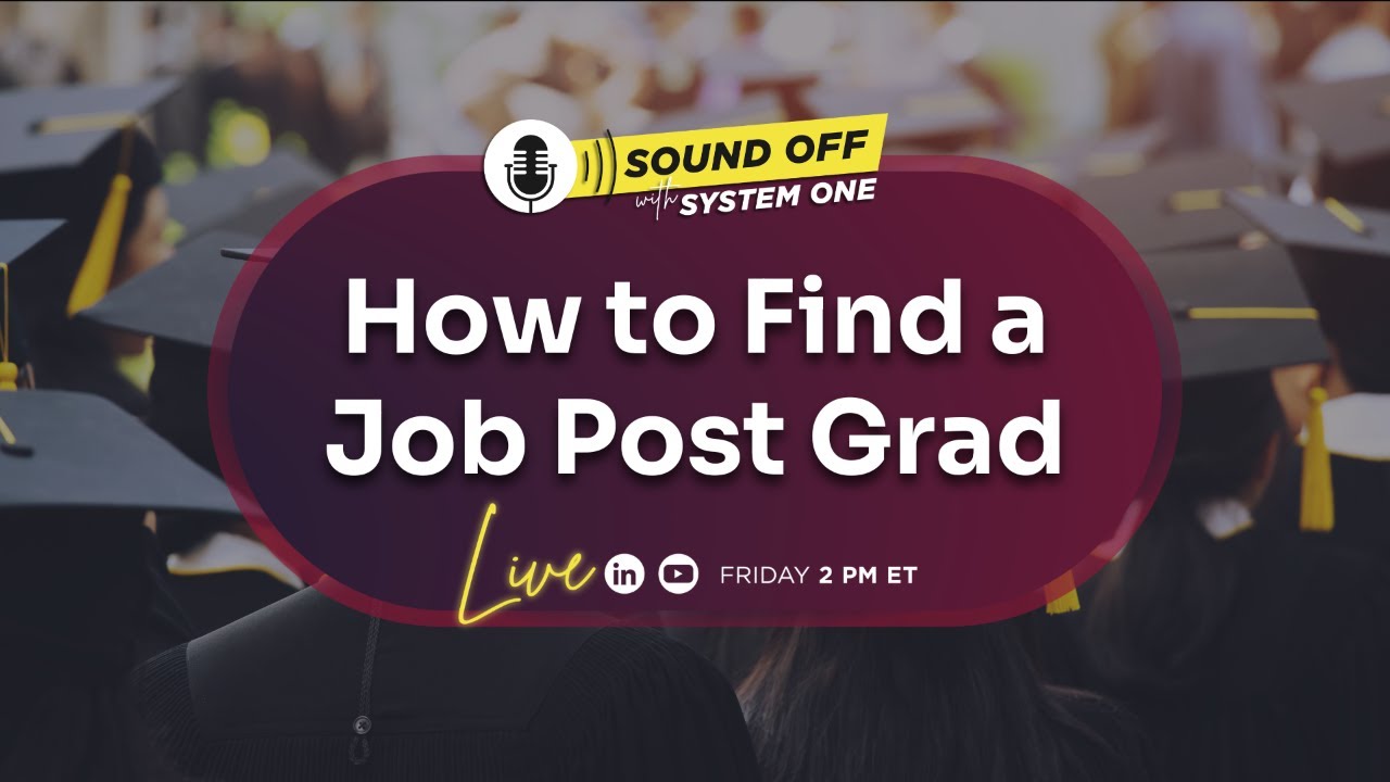 How to Find a Job Post Grad - YouTube