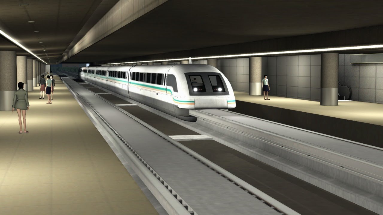 Early Morning Train Round Trip - The Shanghai Maglev || Train Simulator ...