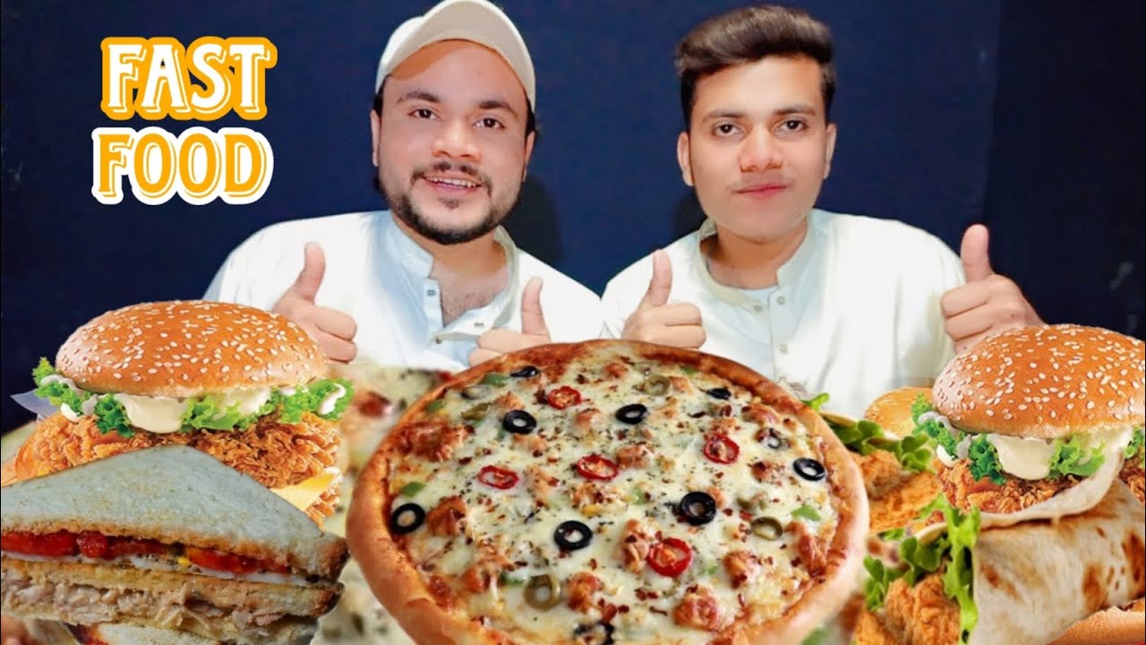 Zinger Burger 🍔 Club Sandwich 🥪 Pizza 🍕 Crispy Rolls 😋||Unlimited Frice ...