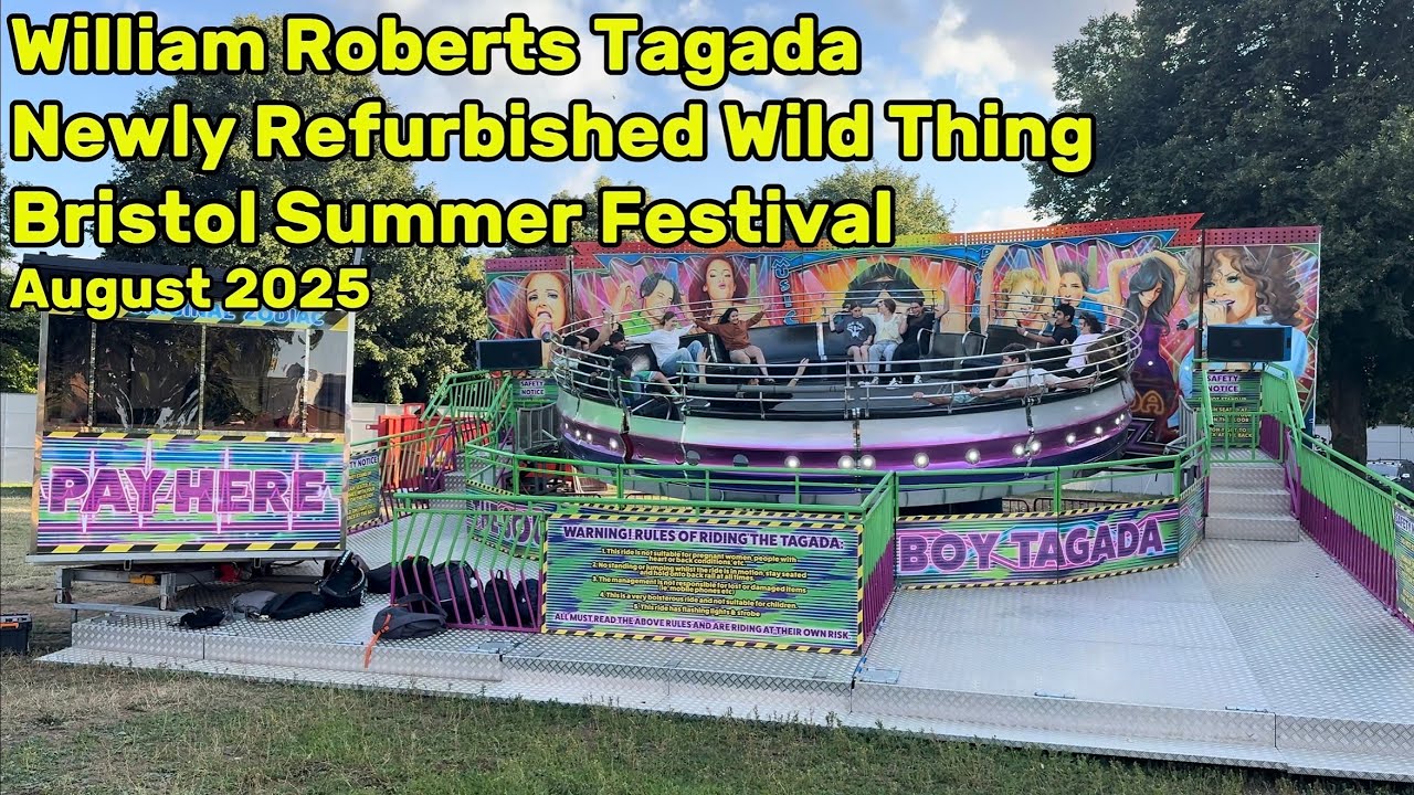 William Roberts Wild Thing Tagada FunFair Ride @ Bristol Festival of ...