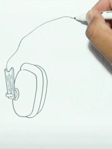 How to Draw A EARMUFFS #shorts #drawing #drawinglessons - YouTube