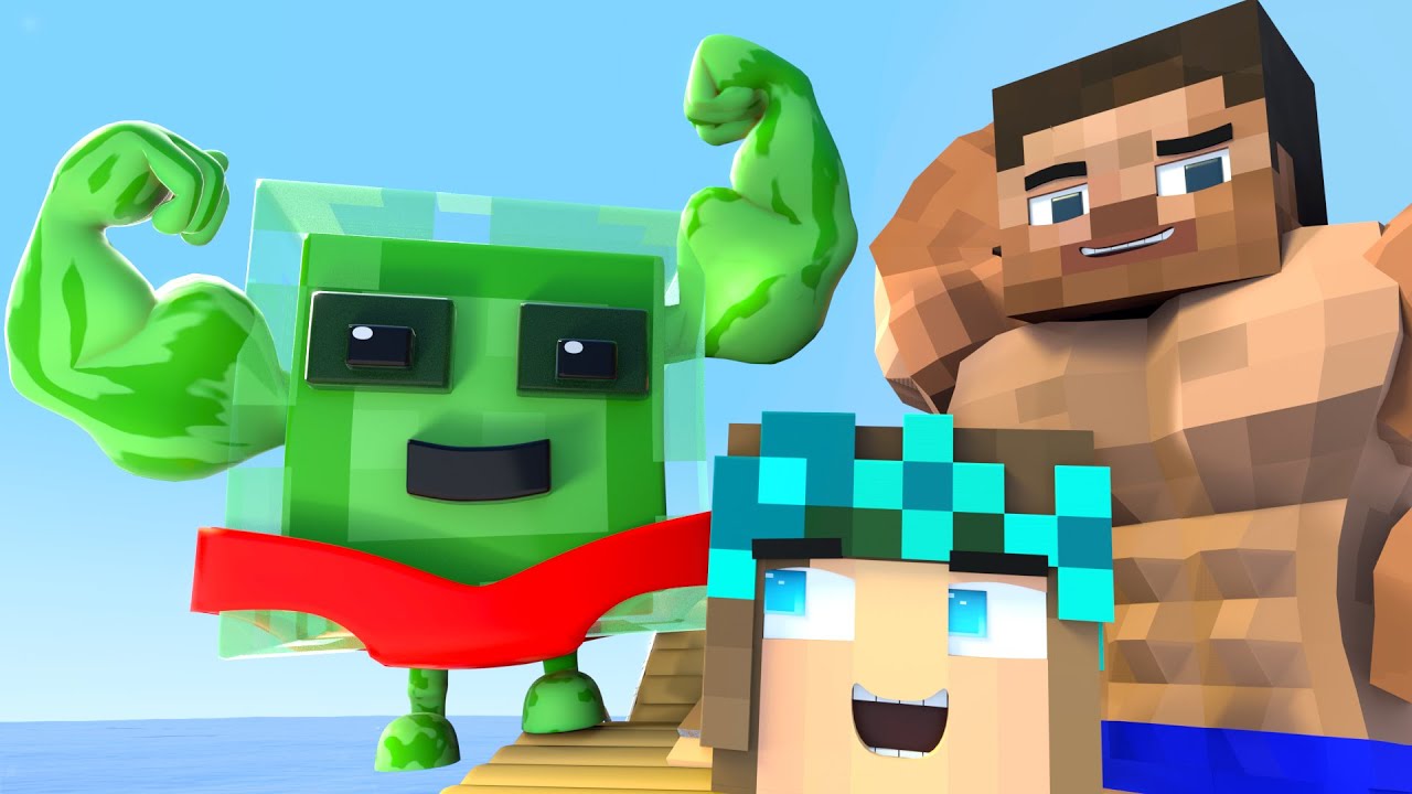 The minecraft life of Alex and Steve : Slime - Minecraft animation ...