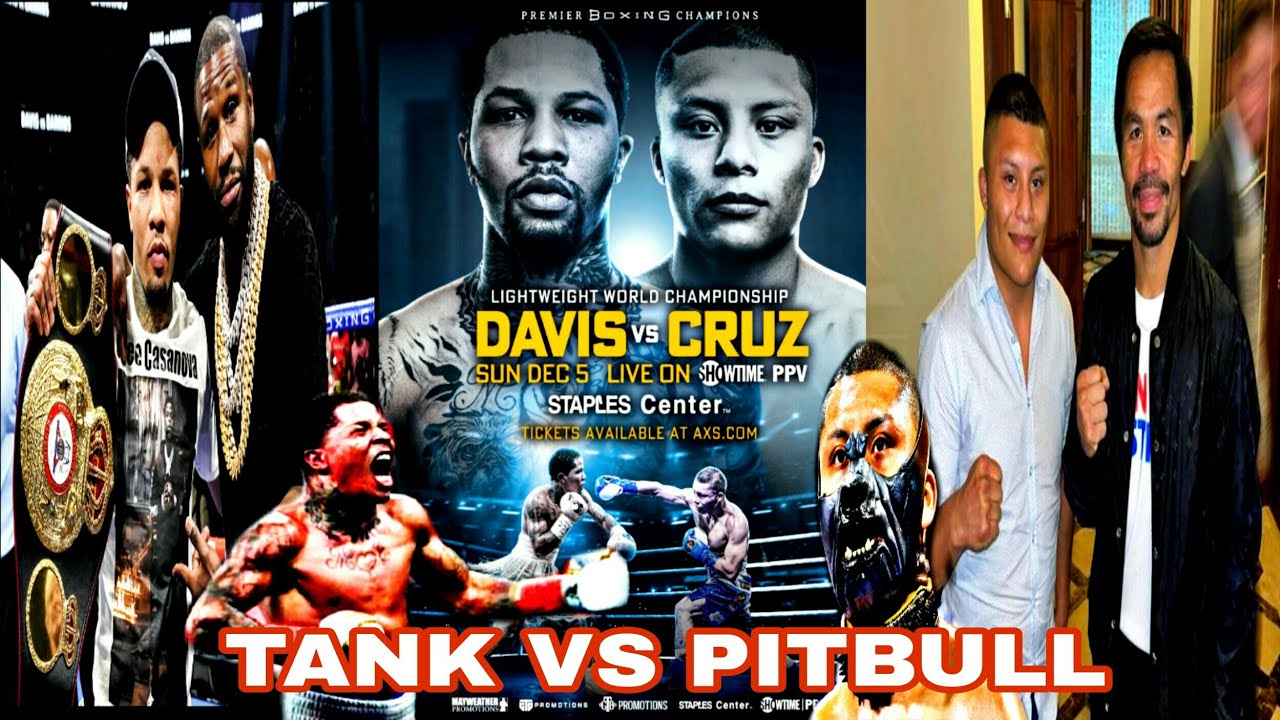 Gervonta TANK Davis VS Isaac PITBUL Cruz #boxing - YouTube