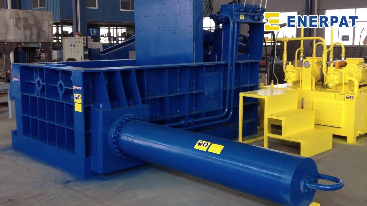 Scrap Metal Balers T200XL,ENERPAT PRODUCTION - YouTube