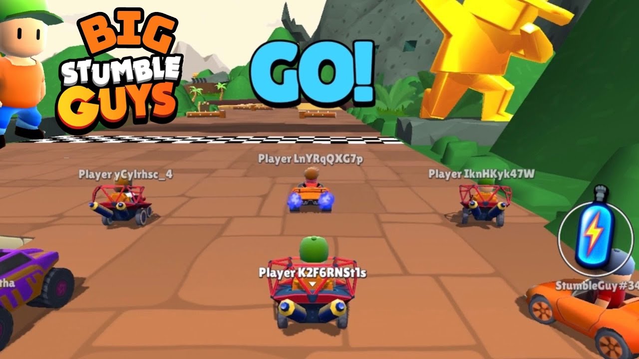 TOP racing big stumble guys - YouTube