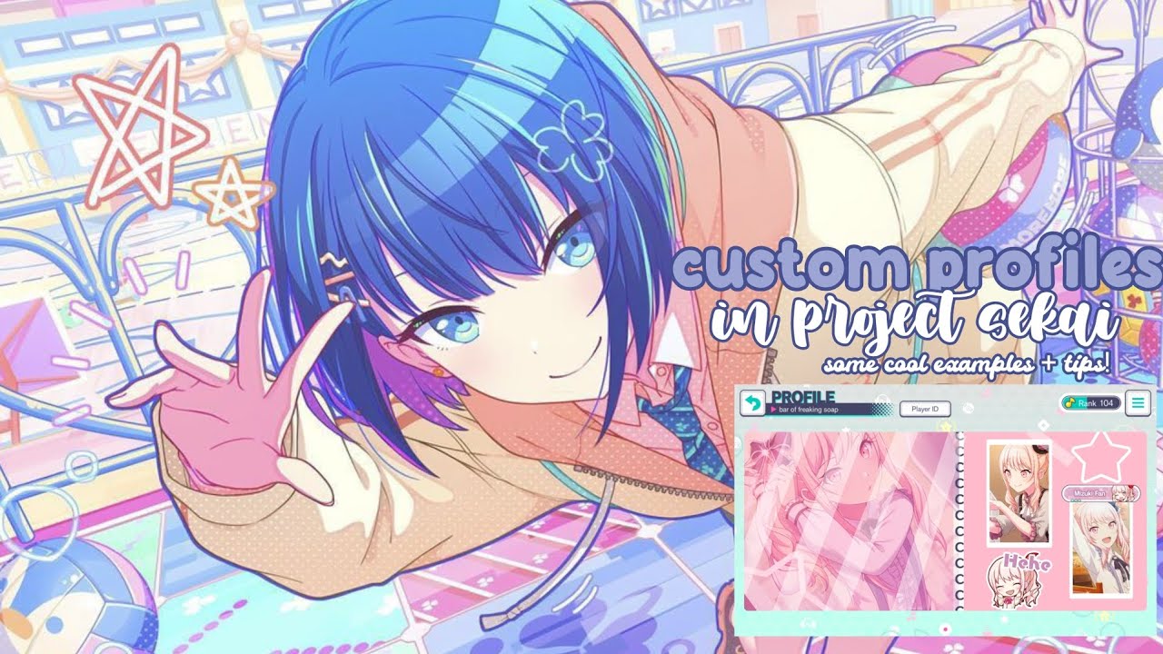 【Project Sekai】tips and tricks for custom profiles in pjsekai! - YouTube