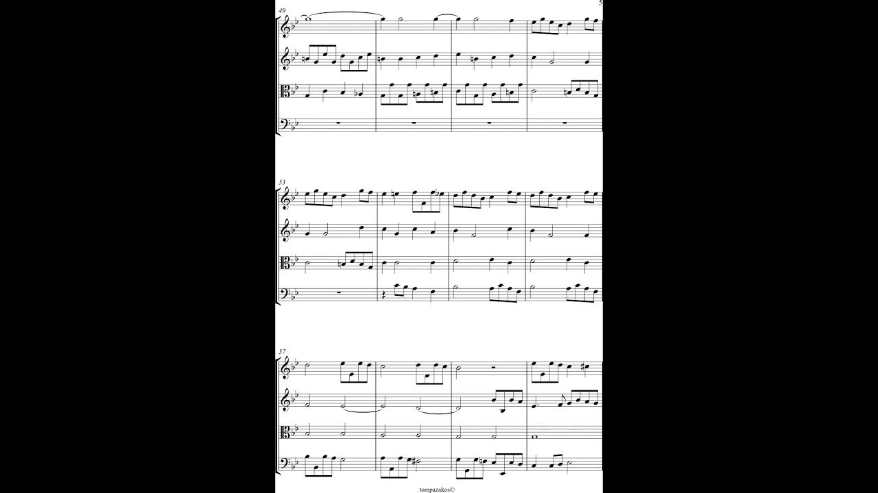 Nikolaos Mantzaros - Partimenti for String Quartet(SCORE) - Book V ...