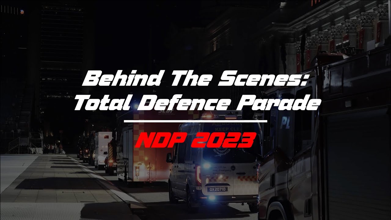 NDP 2023 - Total Defence Parade Segment Behind-The-Scenes - YouTube