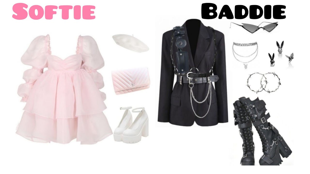 baddie vs softie (outfits/تنسيقات ) - YouTube