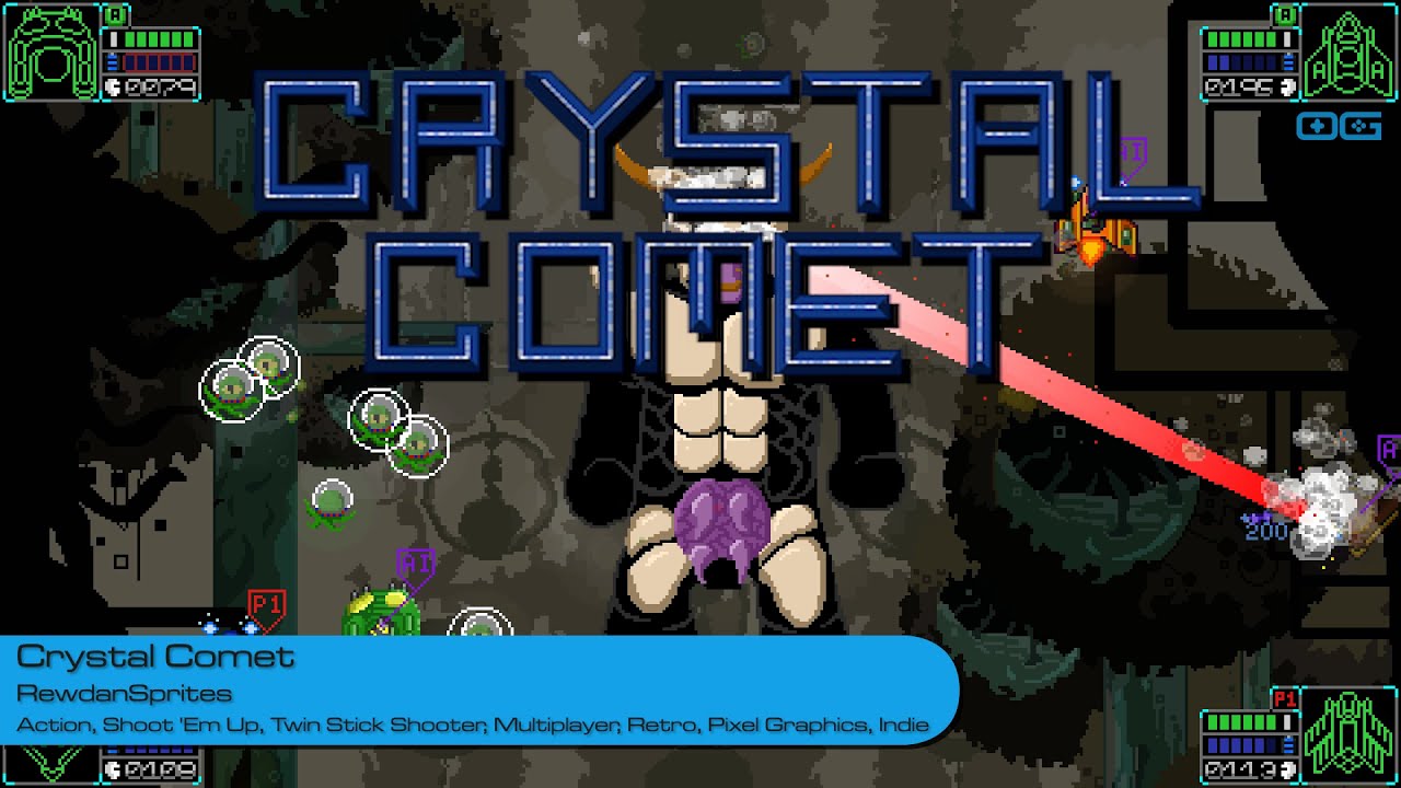 Crystal Comet: The Ultimate Co-Op Space Shooter Experience (Gameplay) - YouTube