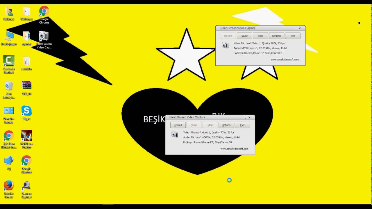 freez screen video capture nasıl video çekilir - YouTube