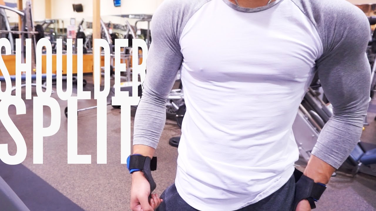 SHOULDER DAY SPLIT | How to build big shoulders - YouTube