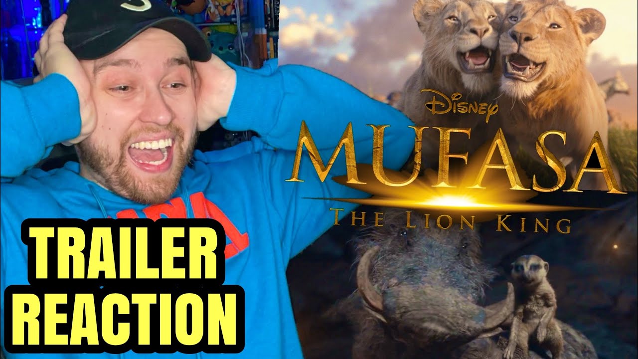 Mufasa The Lion King Official Trailer Reaction - YouTube