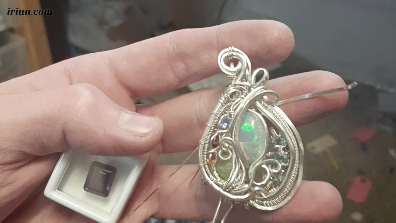 Take 2: heady wire wrap tutorial and Gemstones - YouTube