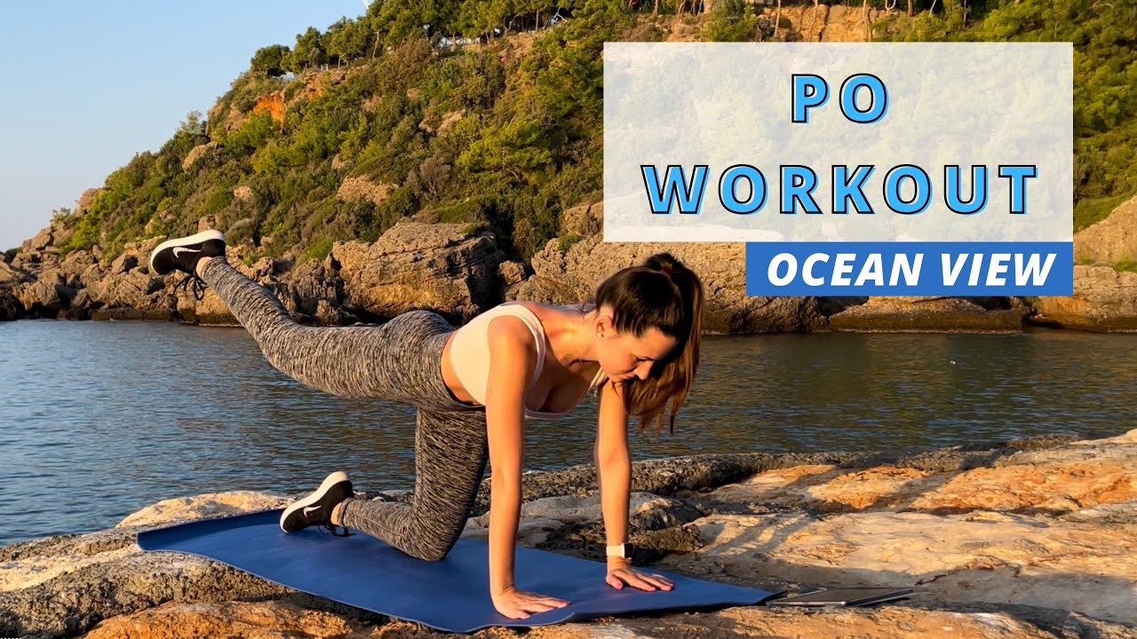 10 Min Po Workout | Ocean View | Booty Burn | Vivienne Noemi - YouTube