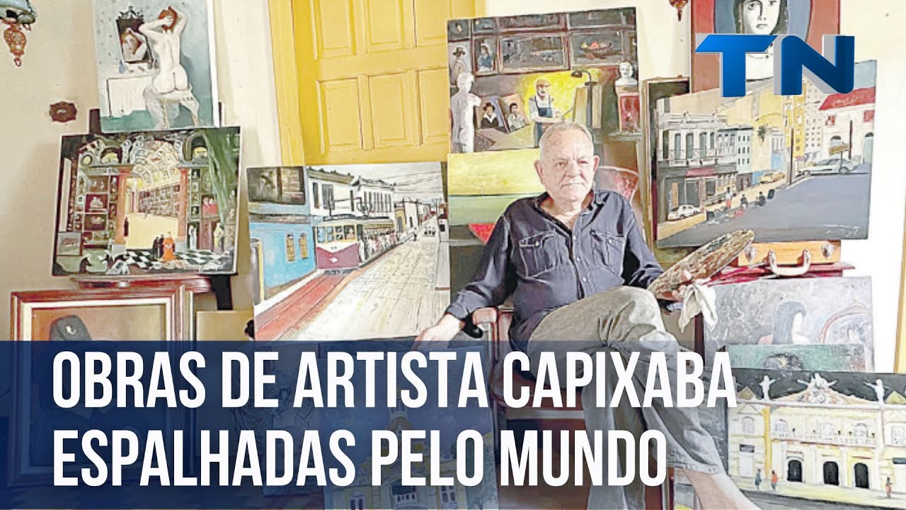 Obras de artista capixaba espalhadas pelo mundo - YouTube