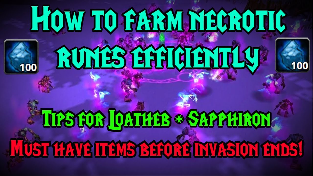 WOW Classic - How to farm necrotic runes efficiently & tips for ...