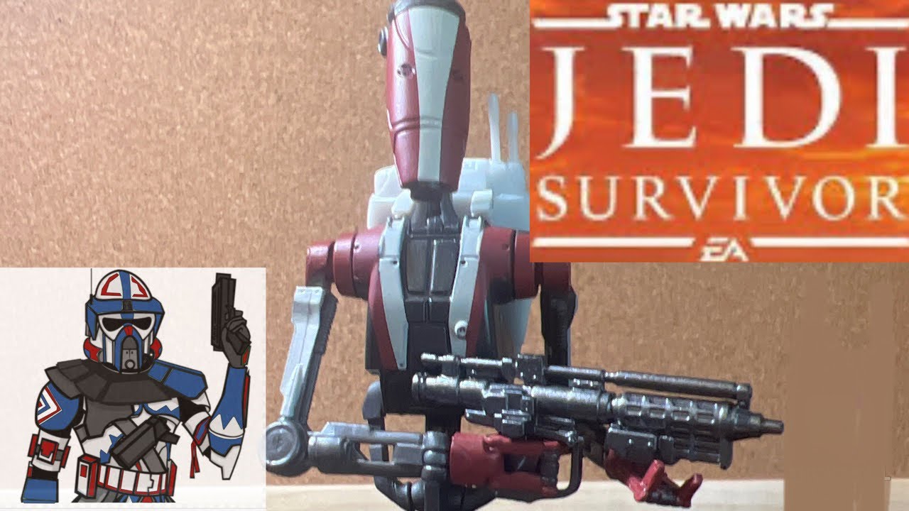 Star Wars black series B1 Battle Droid (reprogrammed) Jedi survivor ...