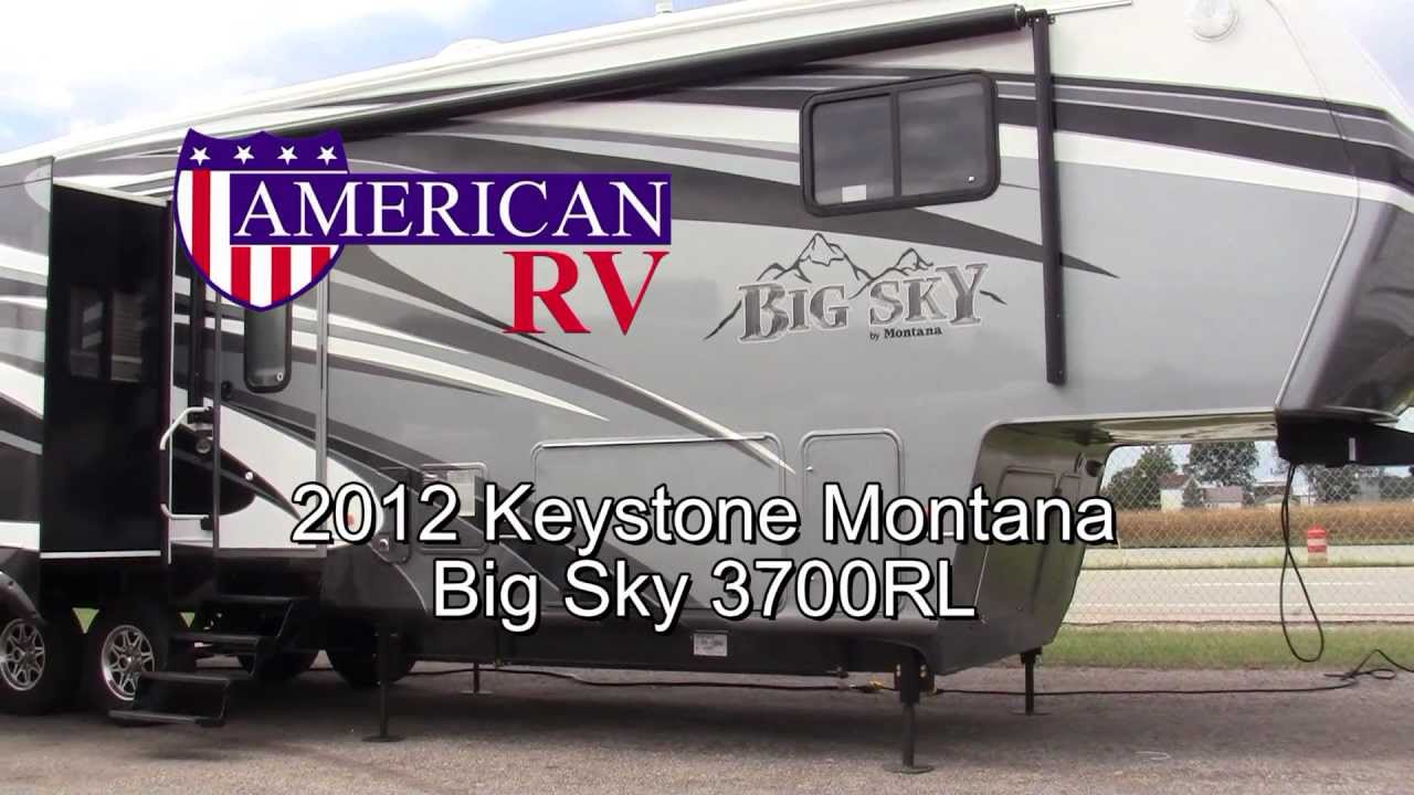 2012 Keystone Montana Big Sky 3700RL - Luxury Fifth Wheel RV - YouTube