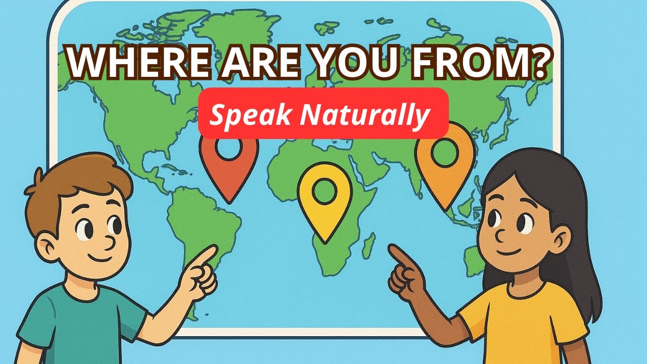 Where Are You From? Learn How to Answer Naturally | Daily English ...