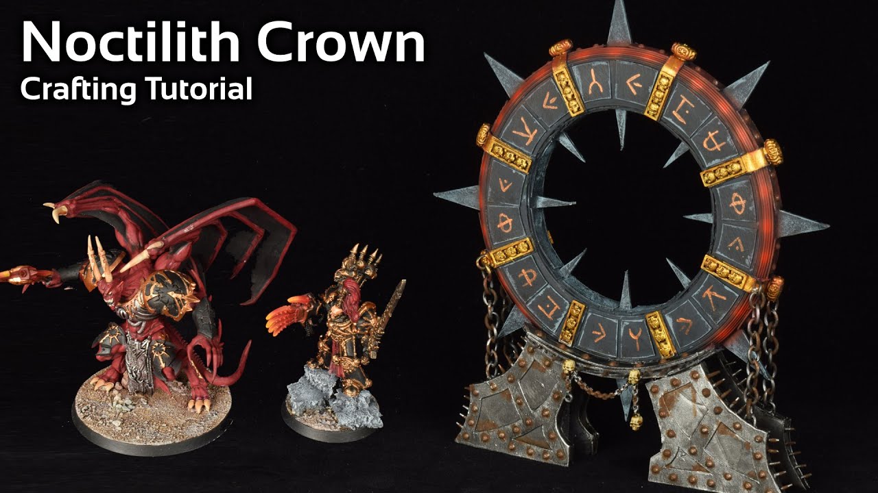 Scratch-Building a Noctilith Crown for Warhammer 40k, Dungeons and ...