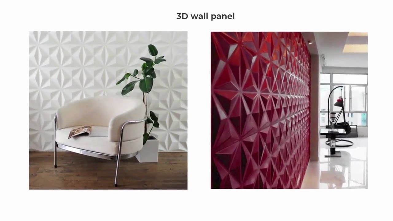 Revamp Your Home with Stunning 3D Diamond Wall Panels! - YouTube