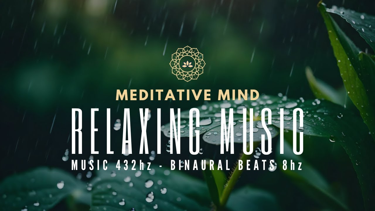 Alpha Wave Stimulation with 8' of rain and music, for study and ...