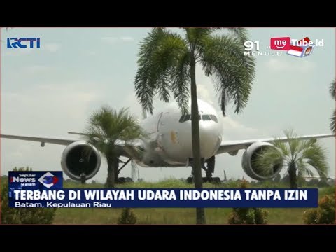 Pesawat Euthopia Airline Dipaksa Mendarat Akibat Lewati Wilayah Indonesia Tanpa Izin - SIM 14/01