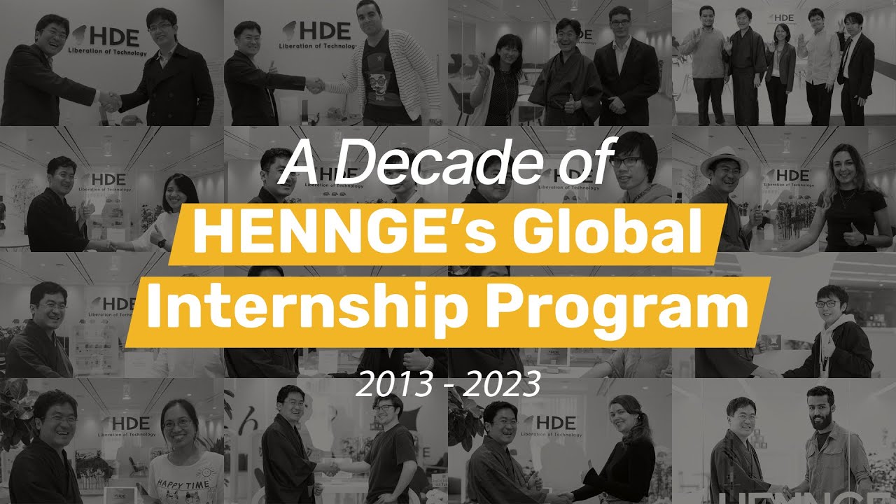 10th Anniversary - HENNGE's Global Internship Program - YouTube