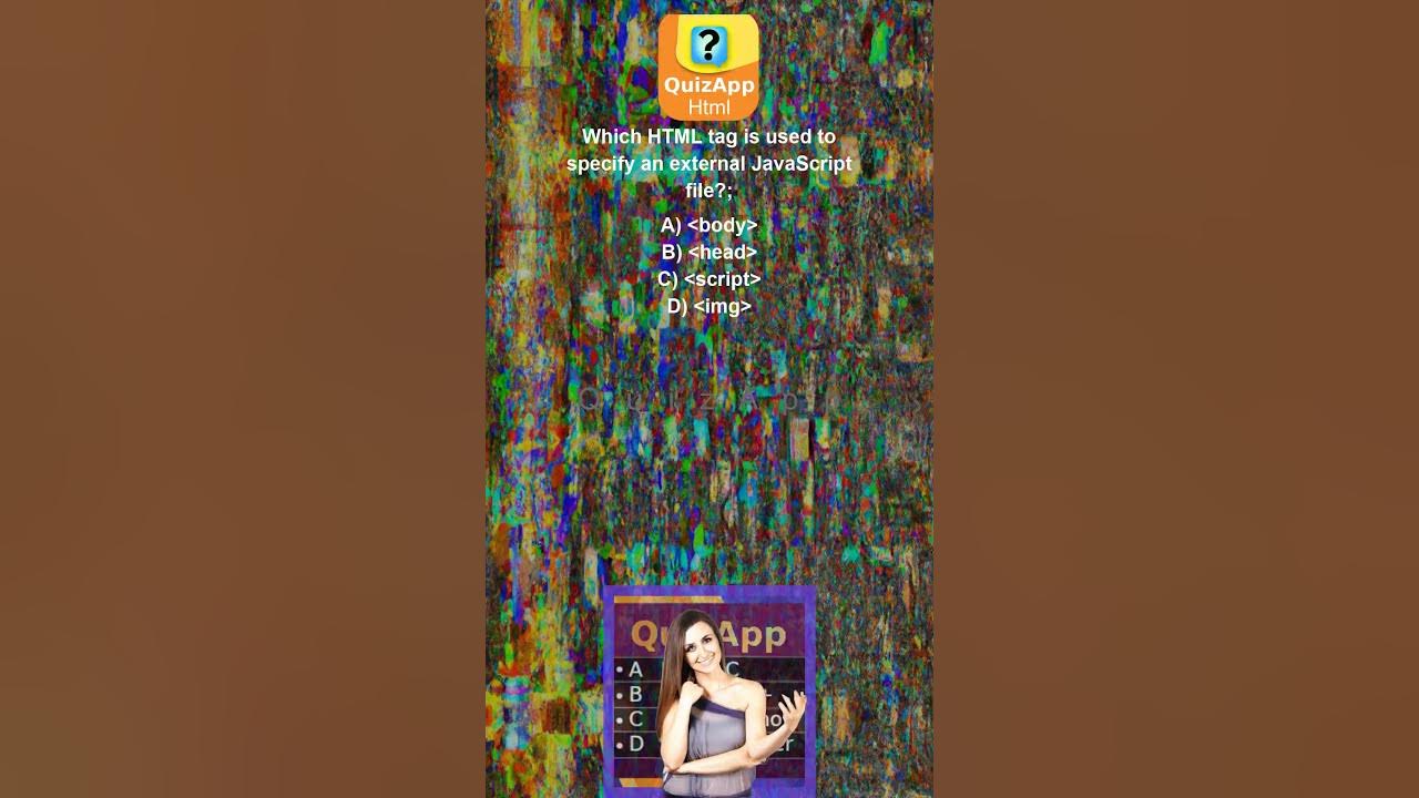 Html Which HTML tag is used to specify an external JavaScript file - YouTube