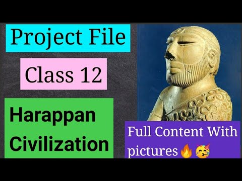 The Harappan Civilization Project File Class12 | History Project File ...