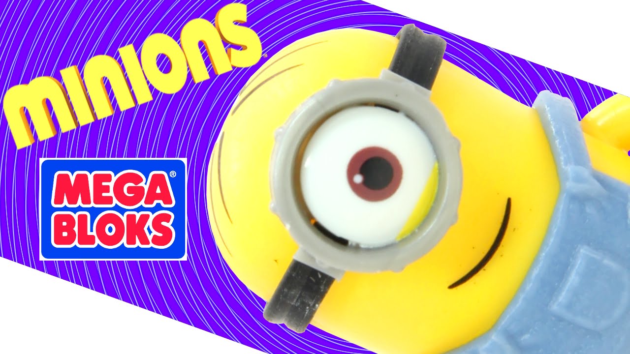 MINIONS Stuart Mega Bloks Animated Build - YouTube