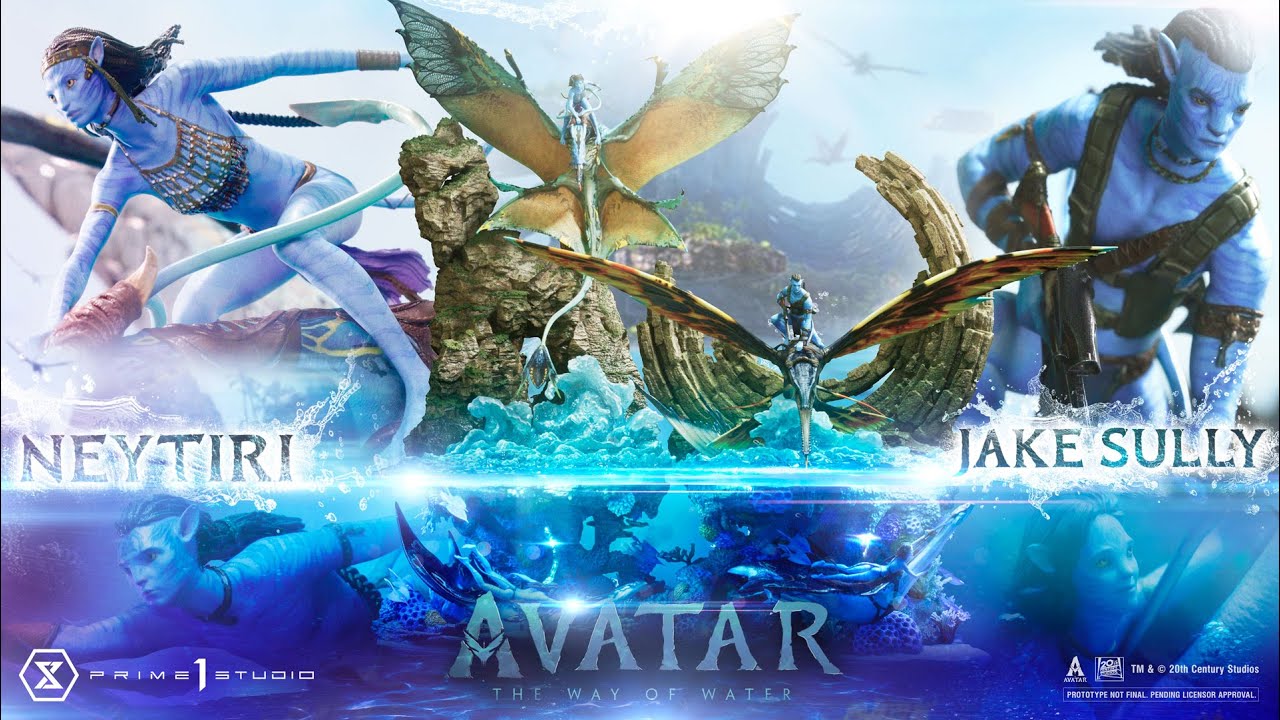 Prime 1 Studio JAKE SULLY & NEYTIRI (AVATAR: The Way of the Water) - YouTube