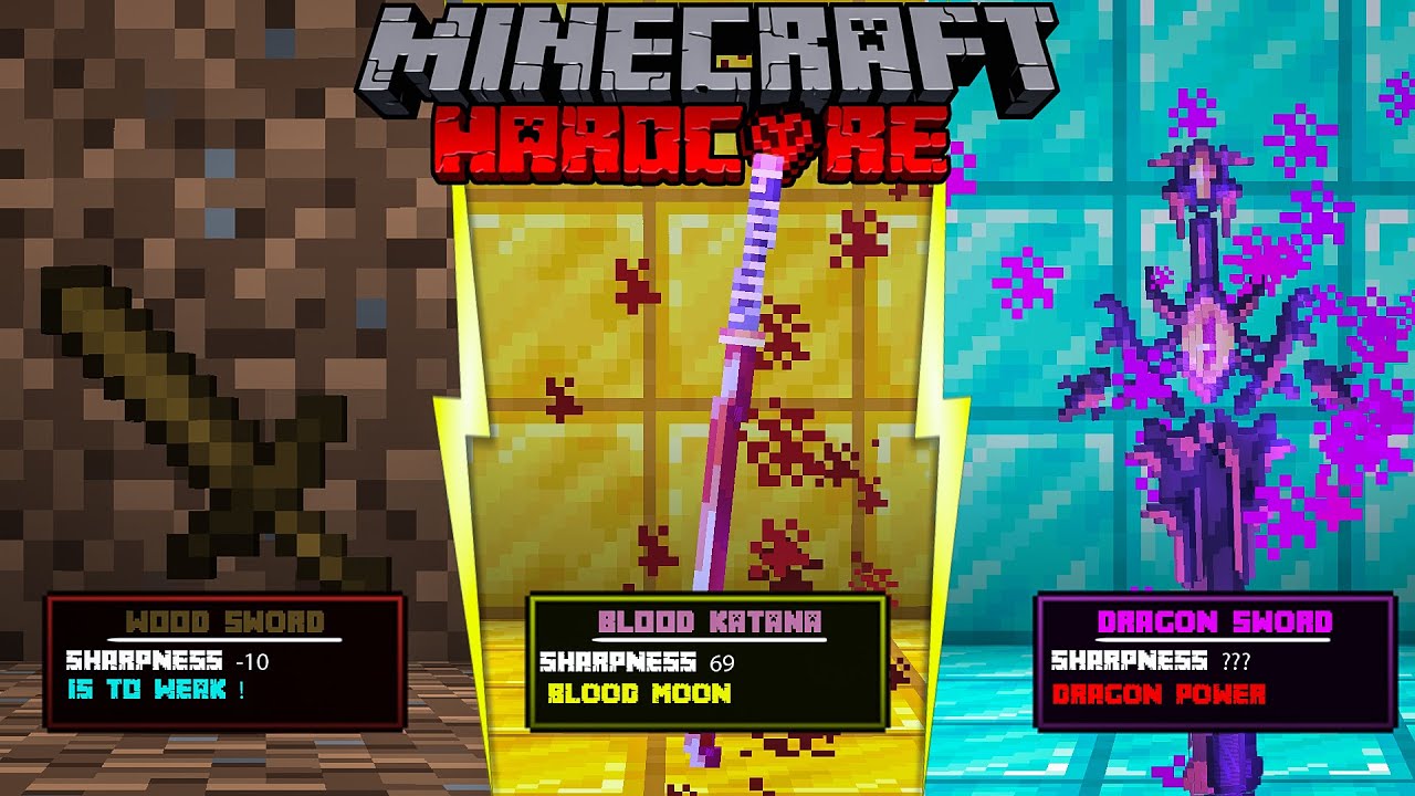 Minecraft but there are Custom overpowered swords || Cronyzz - YouTube