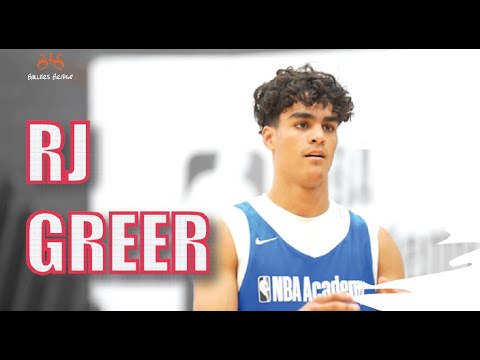 RJ Greer making a solid impact at NBA Academy Games!! - YouTube