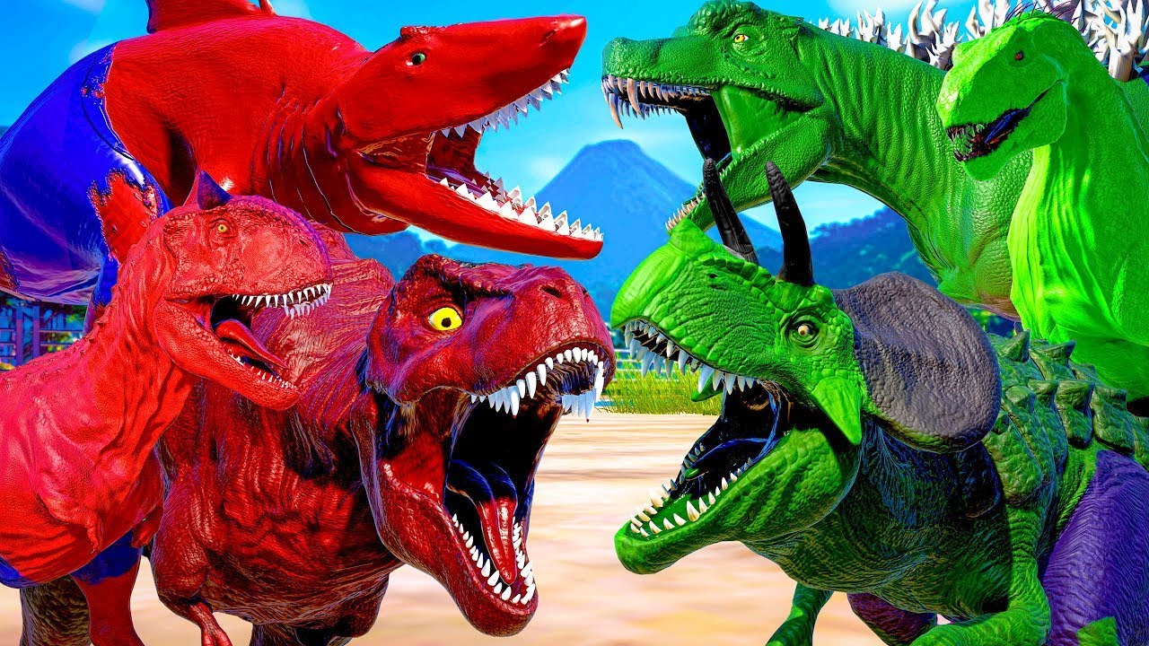 ALL HULK vs RED HULK The Dinosaur War NO ONE Expected! - YouTube