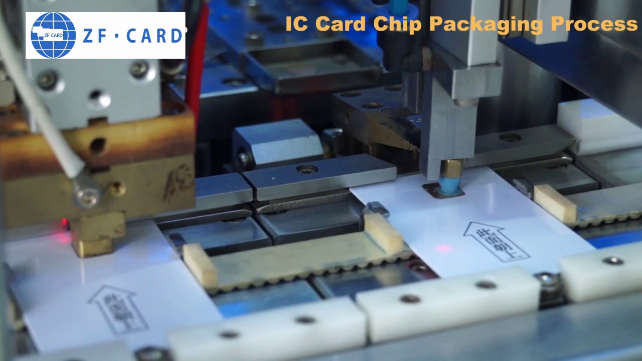 IC Card Chip Packaging Process-www.zfcards.com - YouTube